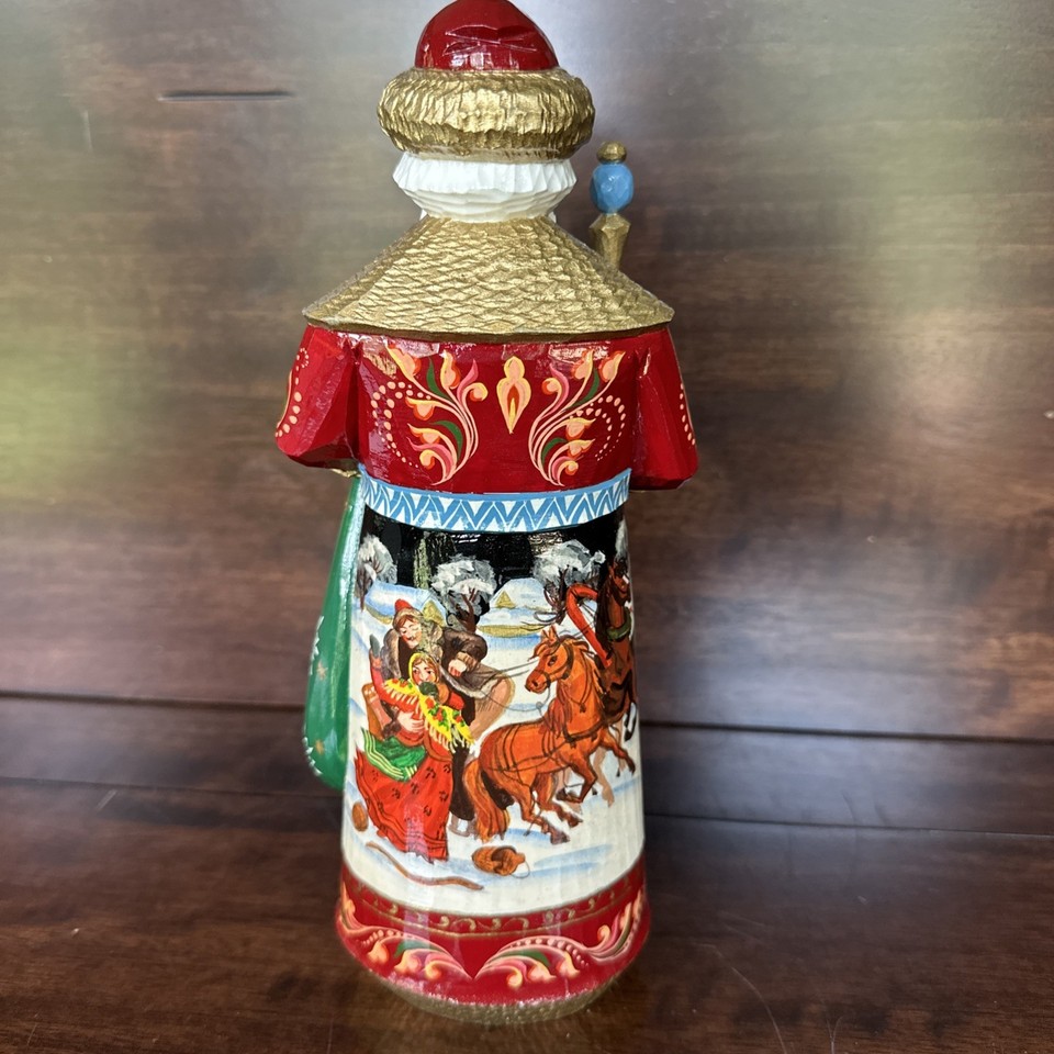 Handmade 10” Russian Grandfather Frost Santa Claus Ded Moroz Figure | eBay