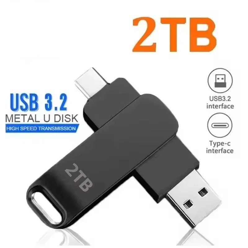8TB USB 3.2 Flash Drives High Speed Transfer Metal Pendrive Memory Card ...
