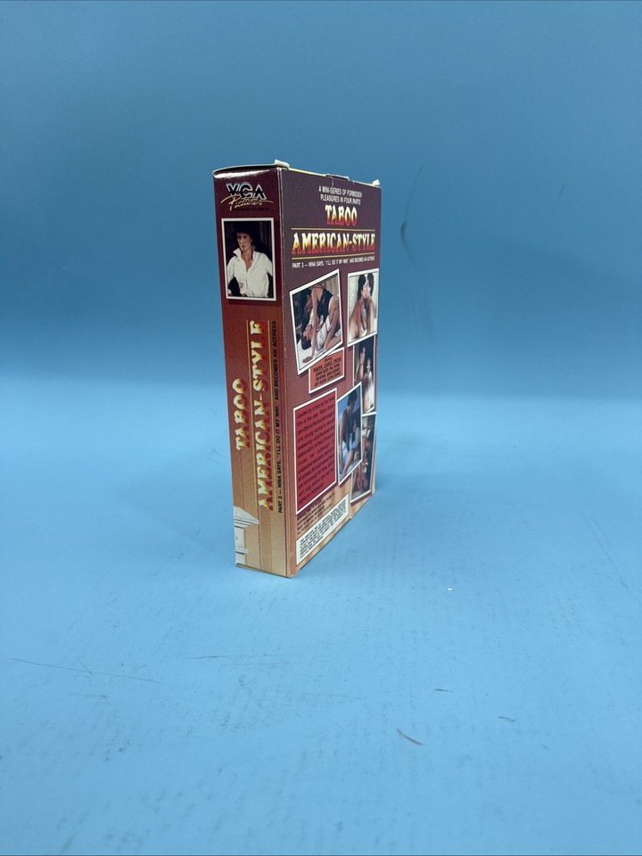 Taboo American -Style - VCA Pictures - Big Box VHS - Rare HTF OOF - 80 ...