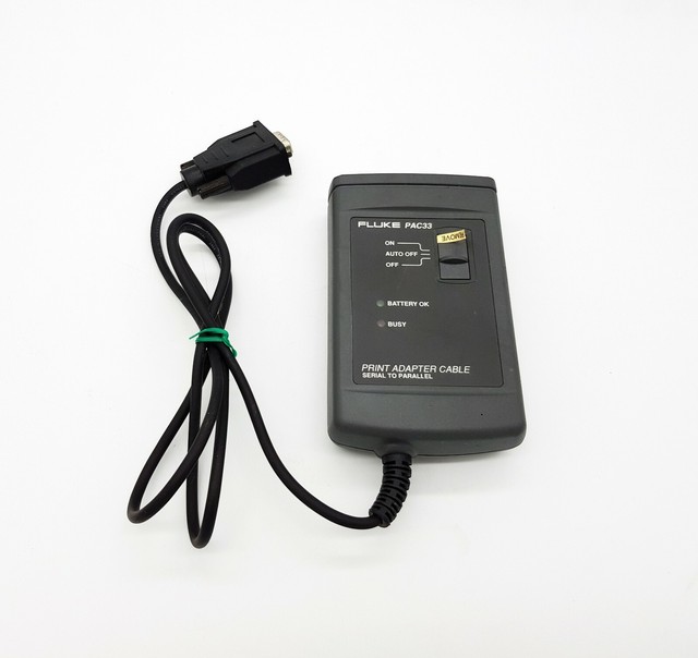 Fluke PAC33 Serial to Parallel Print Adapter Cable for sale online | eBay
