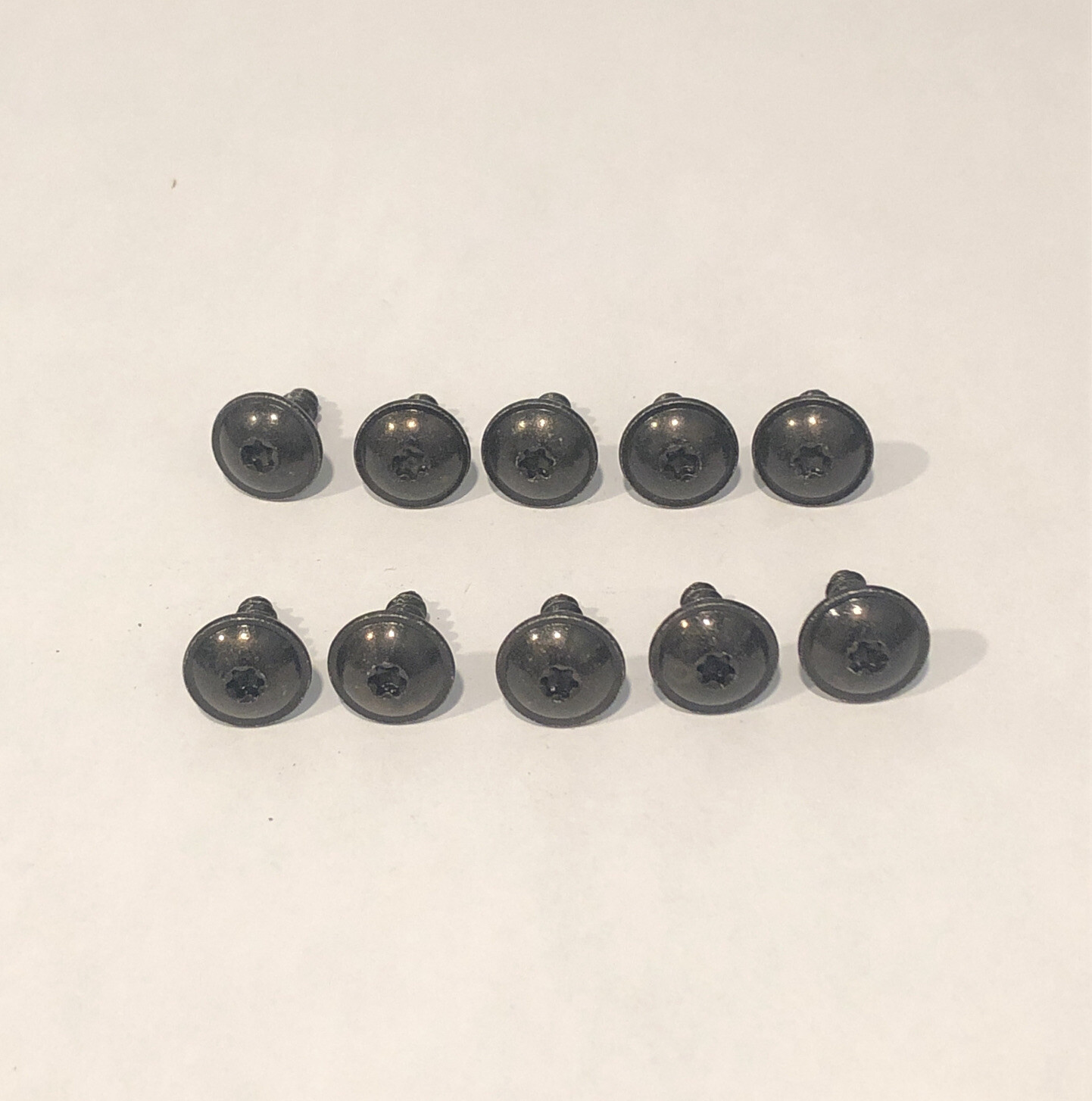 VW AUDI BLACK 16 X 5MM T20 TORX SCREW FASTENER WHEEL WELL ENGINE ...