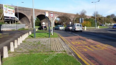Photo 6x4 Railway bridge over roundabout. Nuneaton Where two forms of ...
