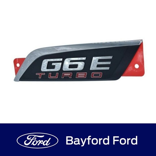 GENUINE FORD FALCON FG MK2 LEFT HAND EMBLEM G6E TURBO BADGE | eBay