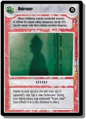 SWCCG: Undercover - Lightside [Ungraded] A New Hope Star Wars CCG ...