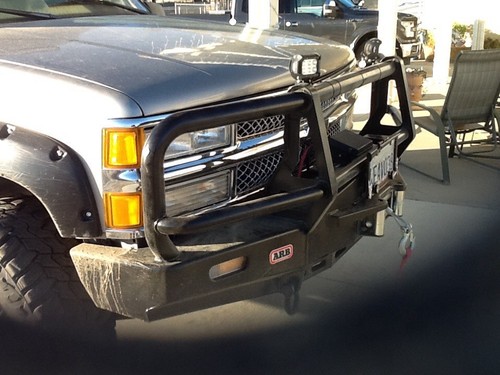 ARB 4x4 Accessories 3462030 Front Deluxe Bull Bar Winch Mount Bumper ...