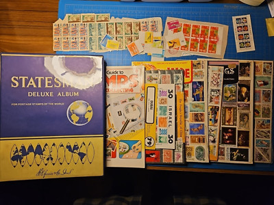 Statesman Deluxe Album Postage Stamps Of The World with Hundreds of ...