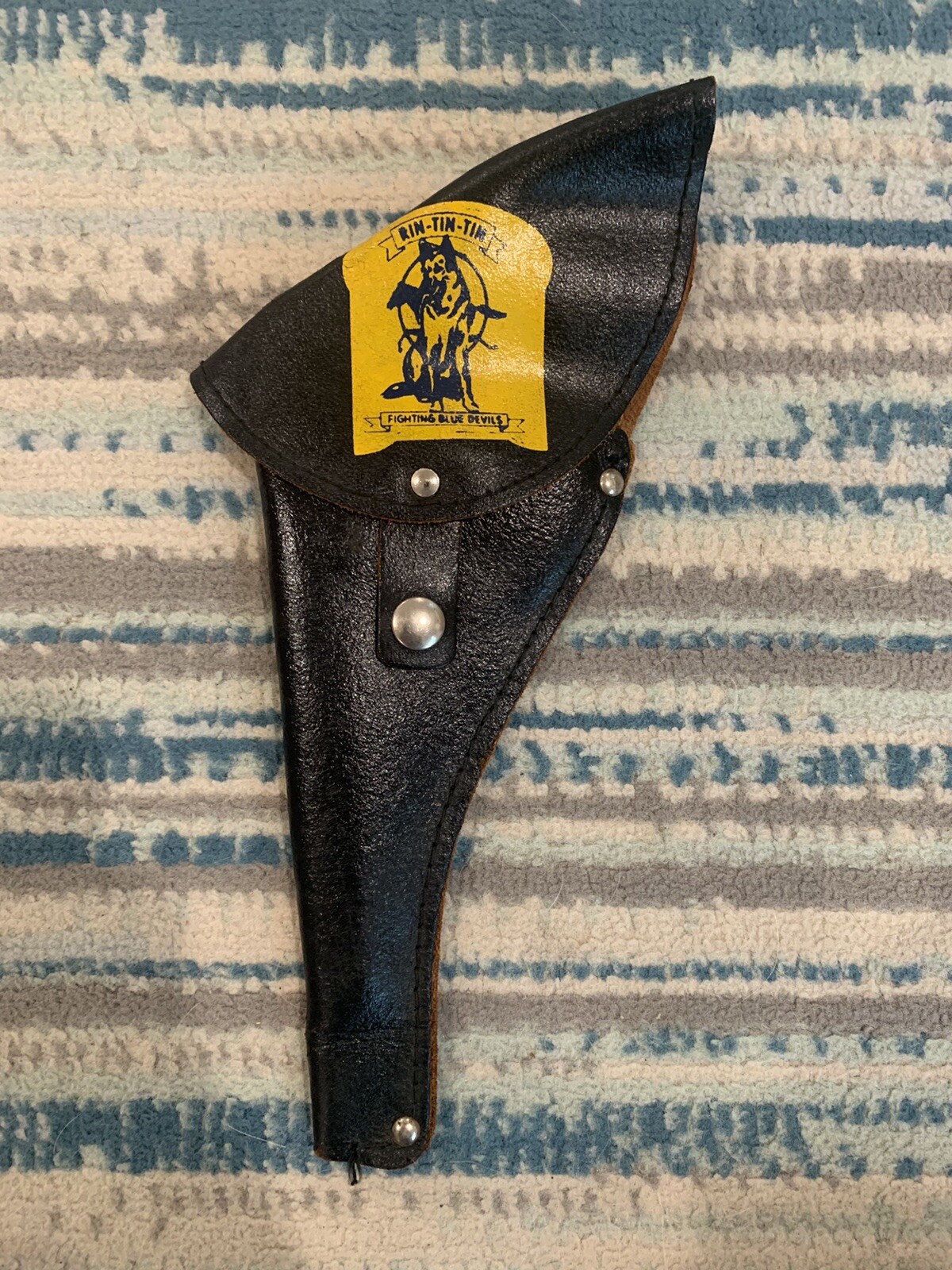 VTG RIN TIN TIN FIGHTING BLUE DEVIL 101st CAVALRY OUTFIT HOLSTER ...