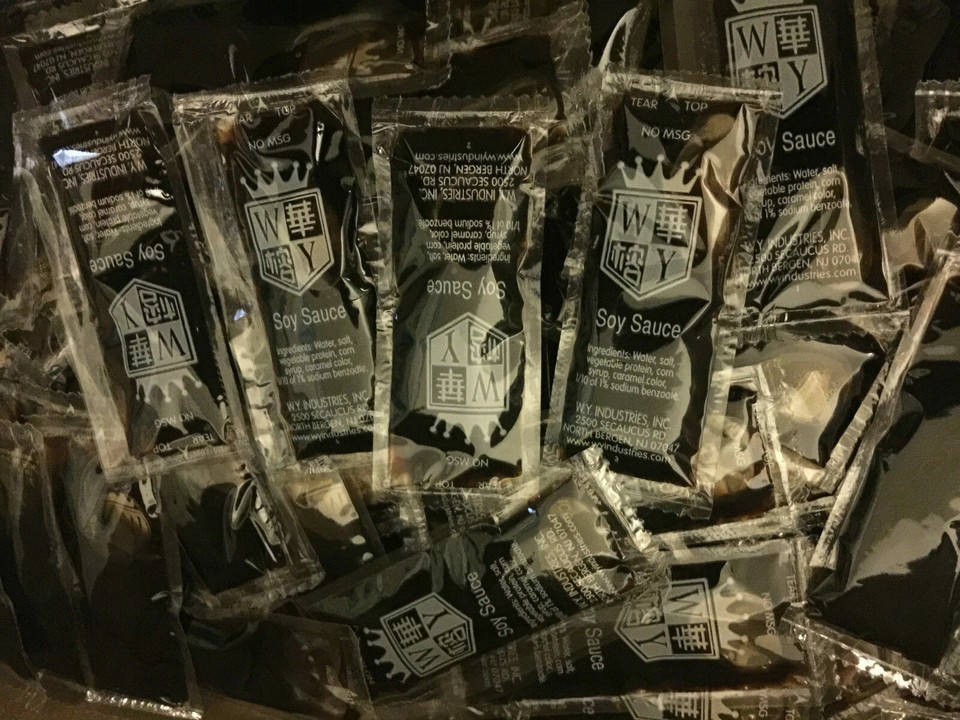 SOY SAUCE INDIVIDUAL PACKETS, WY BRAND CHINESE SOY SAUCE | eBay