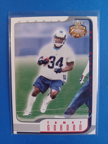 2002 FLEER FOCUS LAMAR GORDON #131 JERSEY NUMBERS PARALLEL NO # ST ...