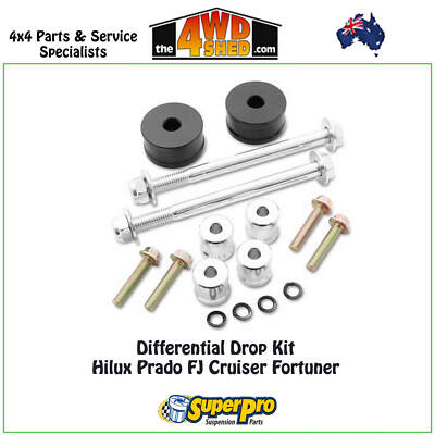 Diff Drop Kit fit Toyota Prado 120 150 FJ Cruiser Fortuner Hilux ...