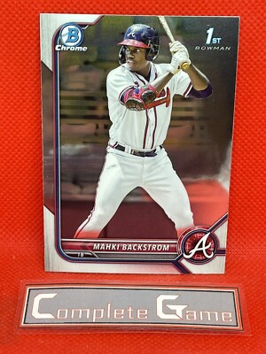 Mahki Backstrom 2022 Bowman Chrome 1st Prospect #BCP-121 | eBay