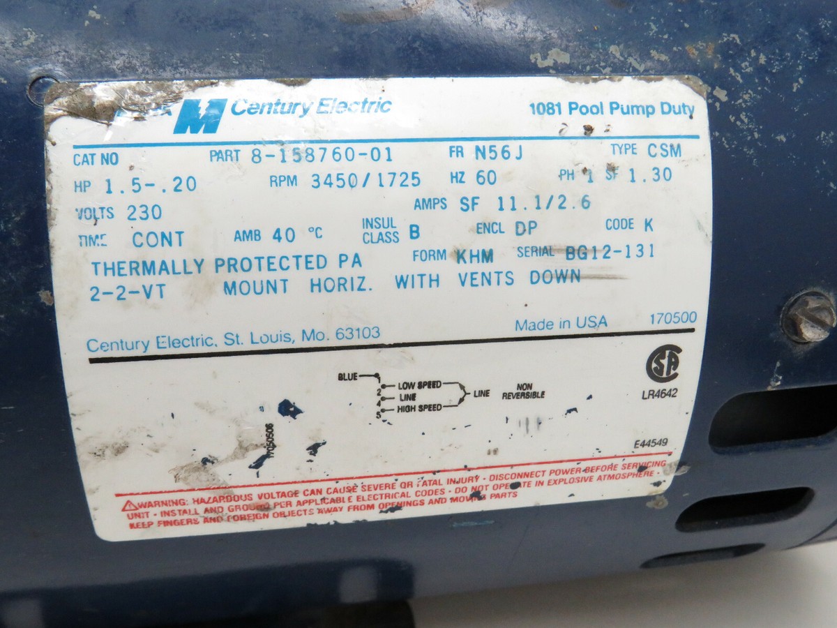 Magnetek Pool Motor Parts