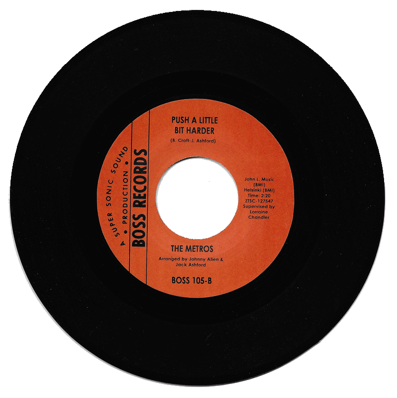 The Metros We Still Have Time / Push A Little Harder Northern Soul ...