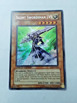 Yu-Gi-Oh! Silent Swordsman LV5 Elemental Energy EEN-ENSE4 Limited ...