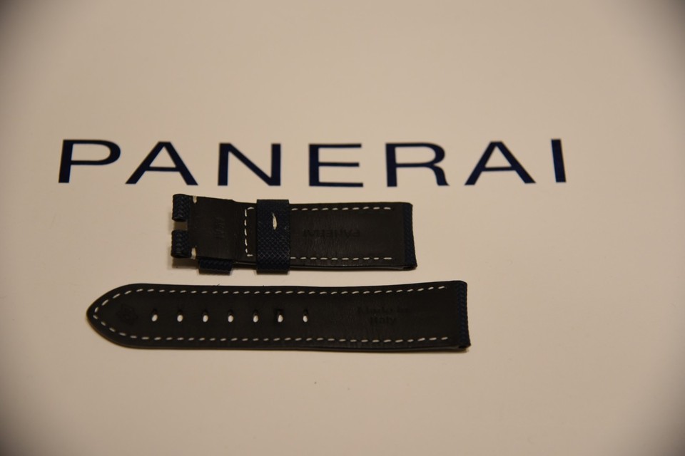 PANERAI BLUE SYN STRAP BK 22/20 STD MADE IN ITALY | eBay