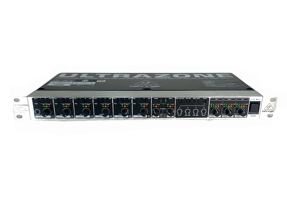 Behringer ZMX8210 8-Channel 3-Bus Mic/Line Zone Mixer (C1967-146) | eBay