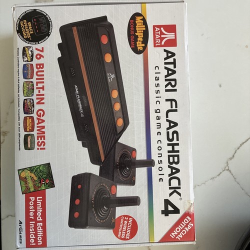 Atari Flashback 4 Classic Game Console Special Edition - Wireless ...