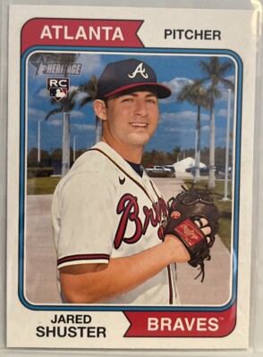 Jared Shuster 2023 Topps Heritage High Number Rookie Card #526 Atlanta ...