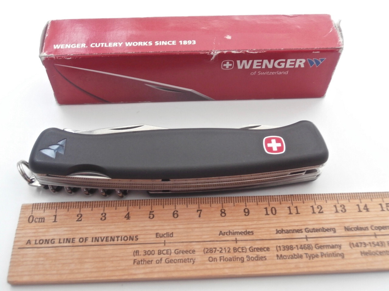 WENGER W 120 Taschenmesser 8 FunktionenXL Multitool GIANT Swiss Army ...