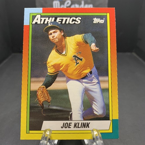 1990 Topps Traded Factory Set White Back Joe Klink #51T Rookie RC ...