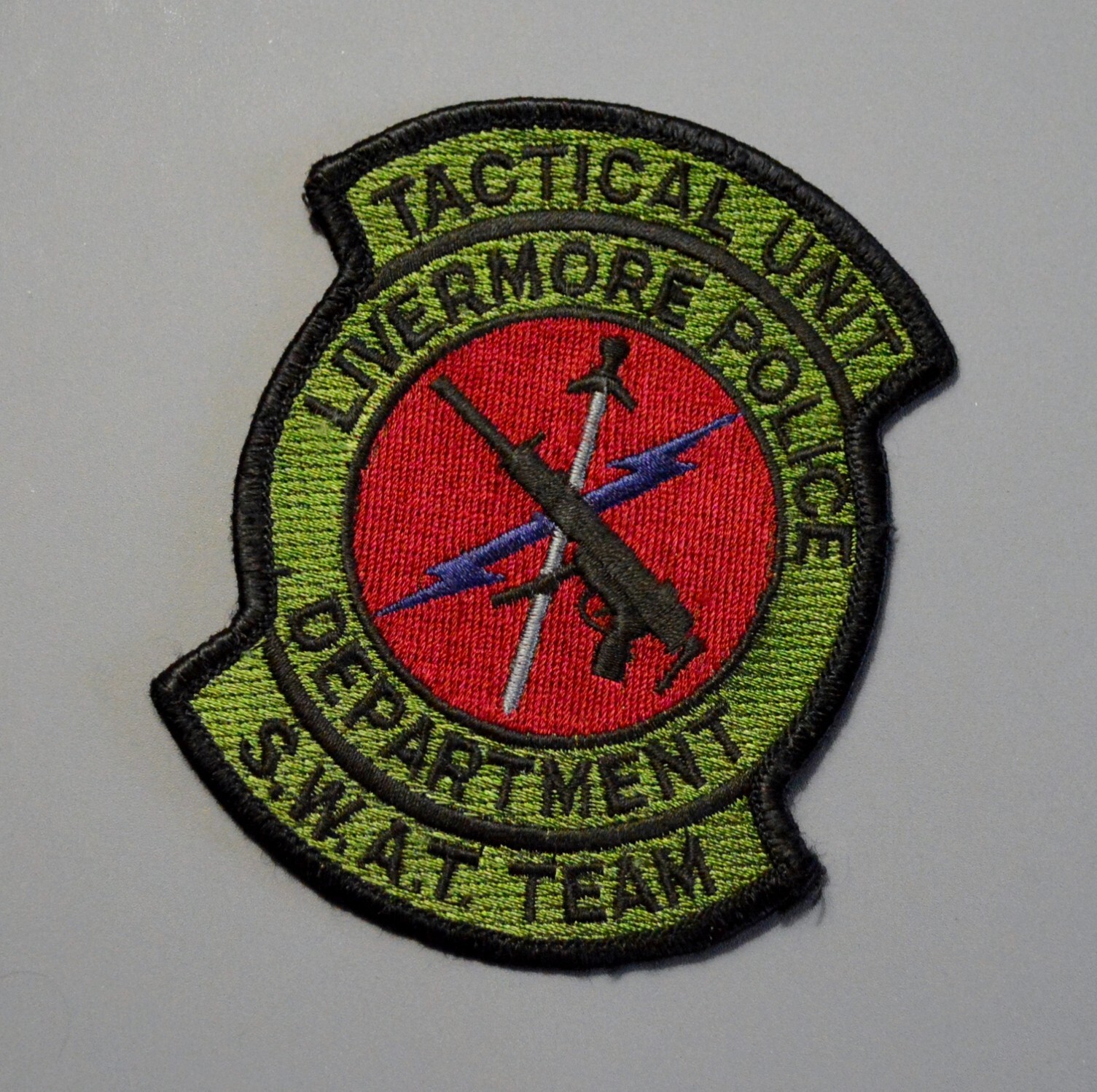 Livermore California Police SWAT Team Tactical Unit Patch #1 ++ Alameda ...