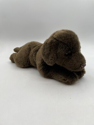 VERY RARE Ganz Classic Chocolate Labrador Puppy Dog 14" Plush Brown ...