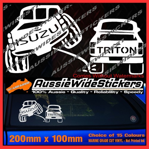 DMAX D-Max stickers accessories Ute MX Funny TRUCK PEE 200mm for ISUZU ...