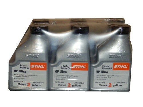 Stihl 2 Cycle Hp Ultra Synthetic Engine Oil Mix 5.2 Oz 2 Gallon 6 Pack ...