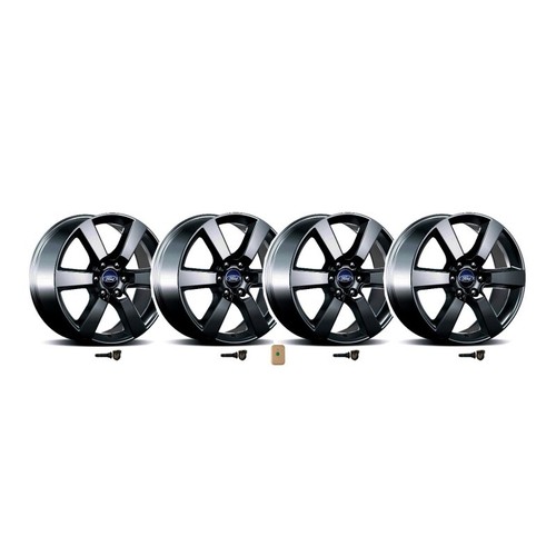 20in x 8.5in Wheel Set w/ TPMS Kit Matte Black FOR Ford Racing 15-16 F ...