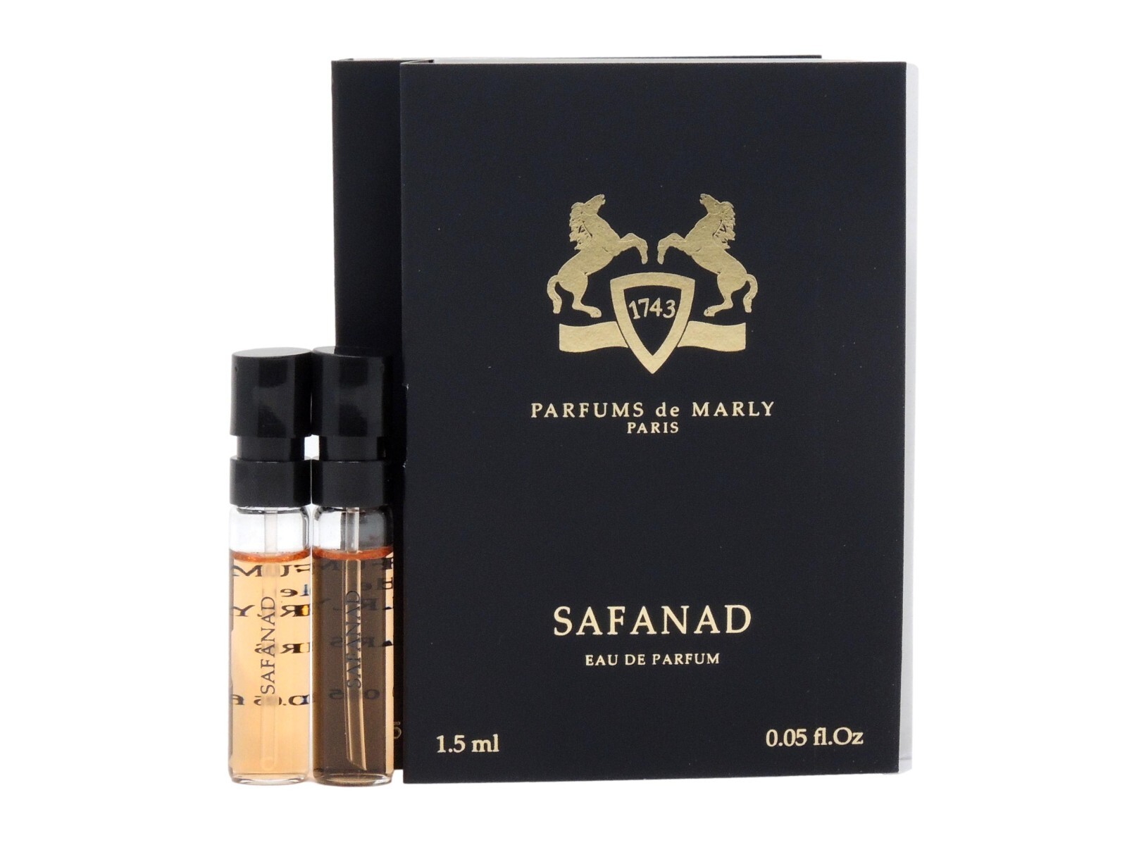 PDM PARFUMS DE MARLY SAFANAD EDP 1.5ml .05fl oz x 2 PERFUME SPRAY ...