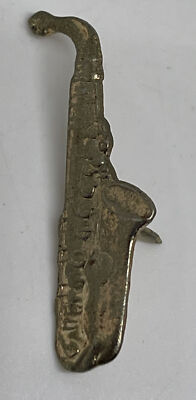 Saxophone Metallic Lapel Pin | eBay