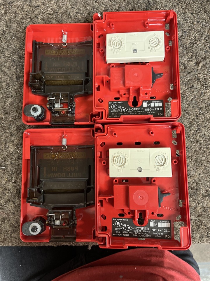 Notifier Nbg 12lx Pull Station Fire Alarm Ebay