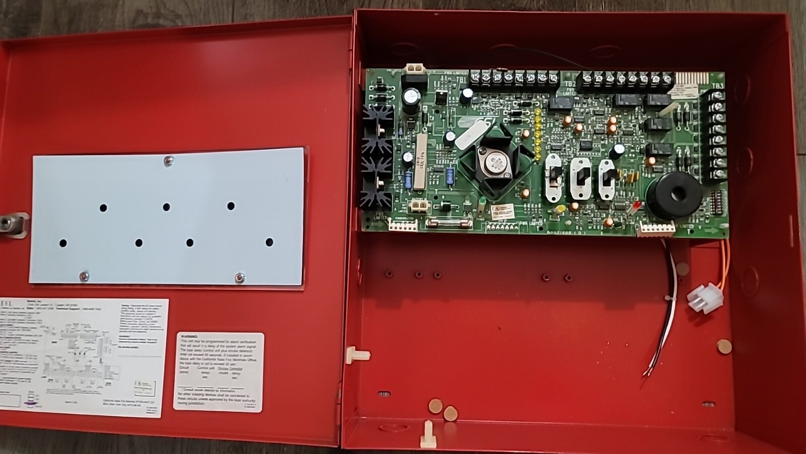 Edward ESL-1500 Fire Alarm Control Panel | eBay