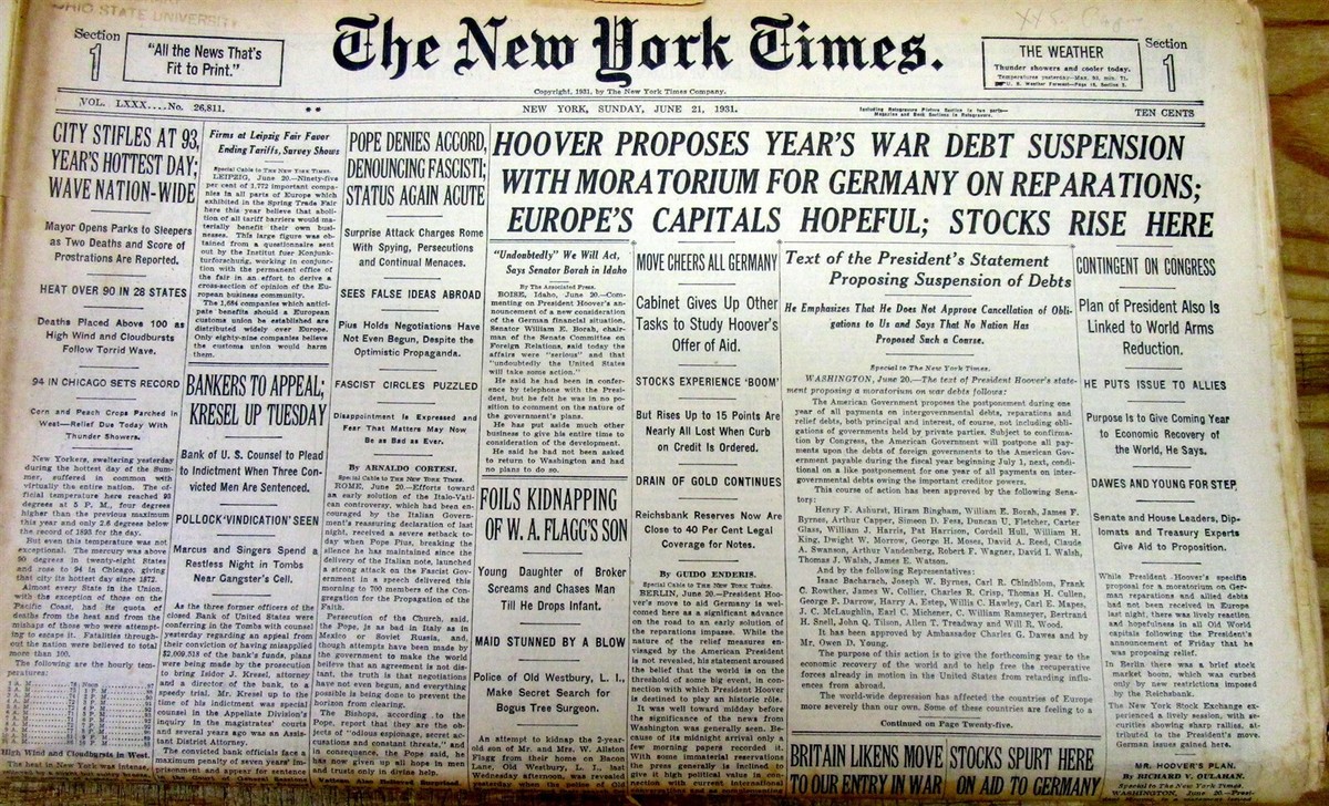 1920s Al Capone Newspaper