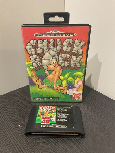 Chuck Rock Sega Mega Drive Game - No Manual | eBay UK