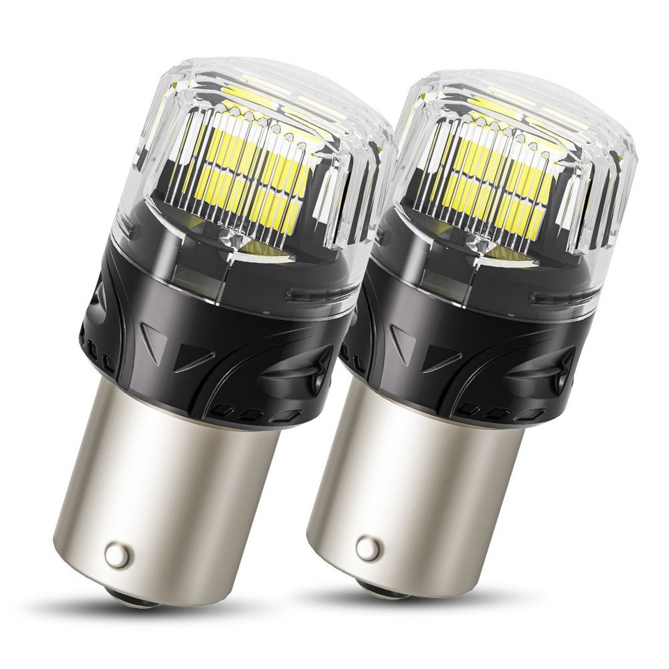 High Power White 1156 LED Reverse Backup Light Bulbs For 1982-1993 ...
