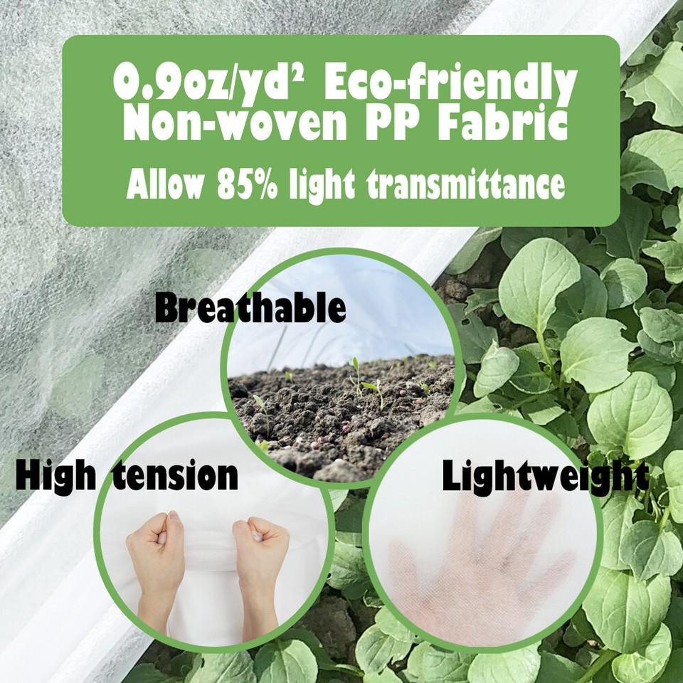 POYEE Plant Cover Protection Garden Fabric Floating Row Crop Cover ...