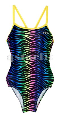 Girls Racing Competition Training One Piece Swimsuit Swimwear Size 24 ...