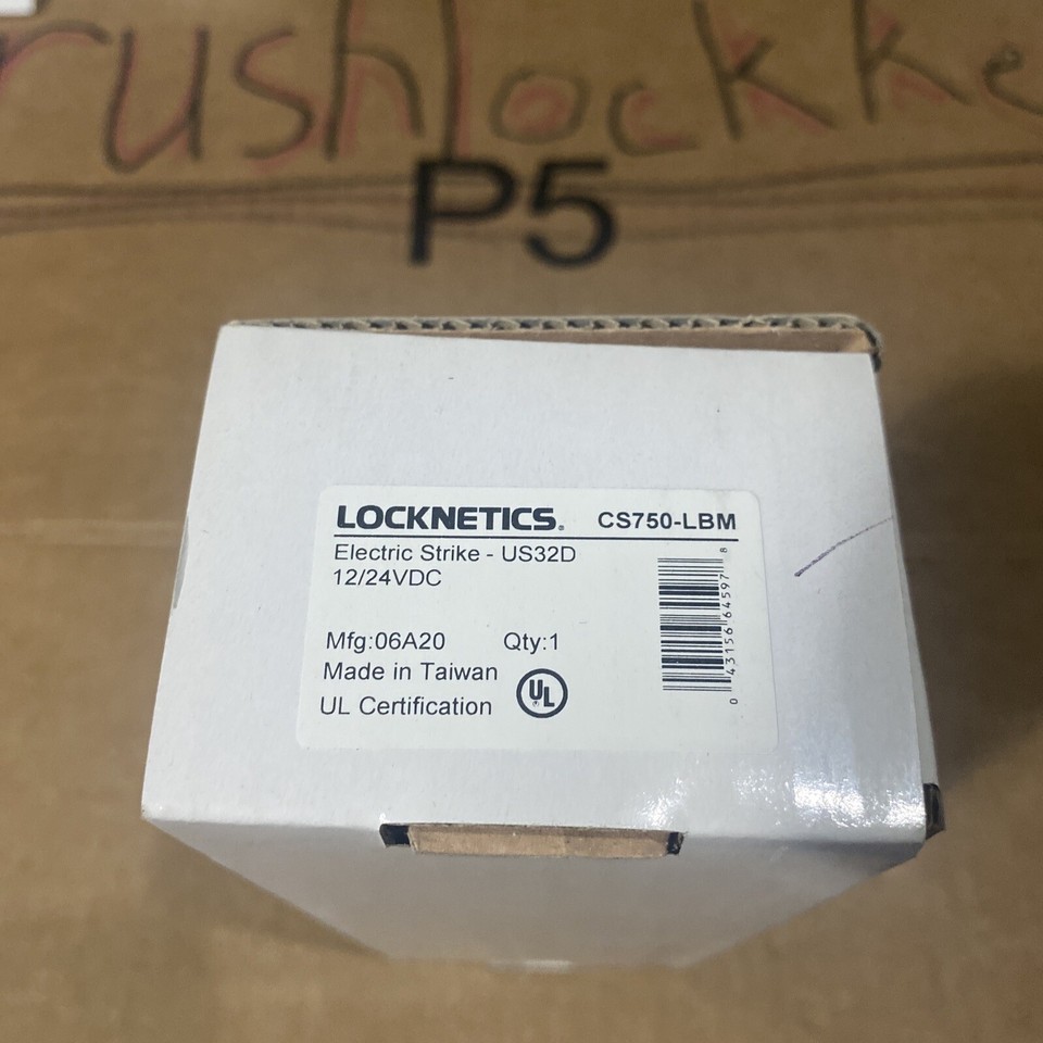 Brand New-Locknetics/Allegion CS750 Electric Strike CS750-LBM 32D | eBay