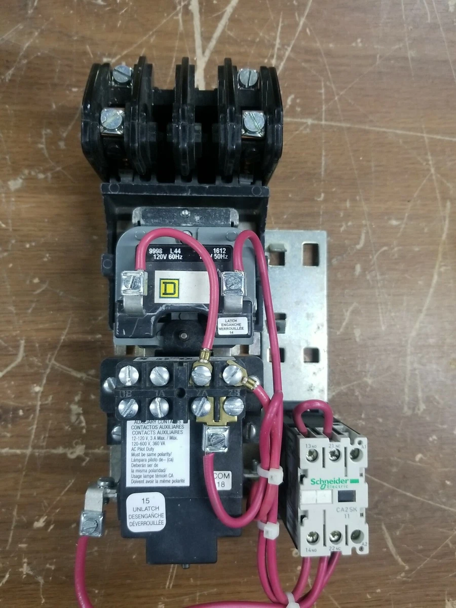 Square D 8903 Type S Lighting Contactor Wiring Diagram | Shelly Lighting