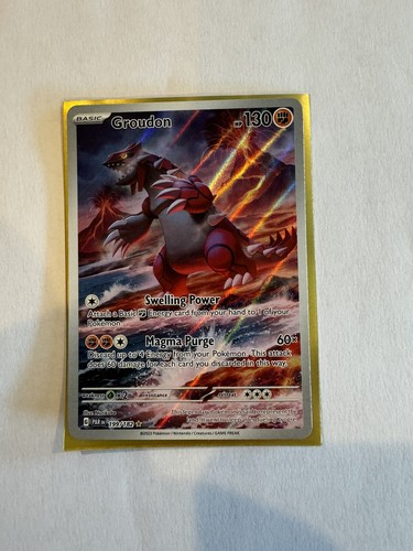Pokémon TCG Groudon Paradox Rift 199/182 Holo Illustration Rare | eBay