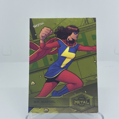 2021 SkyBox Metal Universe Spider-Man Yellow FX High Series #159 Ms ...
