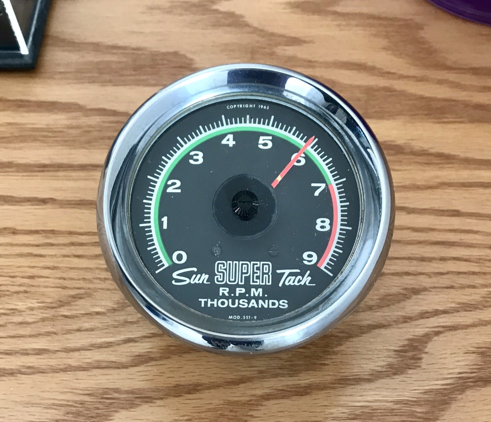 NOS Sun SST-9 tachometer! Rare 1965 Sun Super Tach 1st year Needle ...