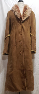 Vintage LaToria Italy Lambskin Shearling Women's Long Coat - Sz M* | eBay
