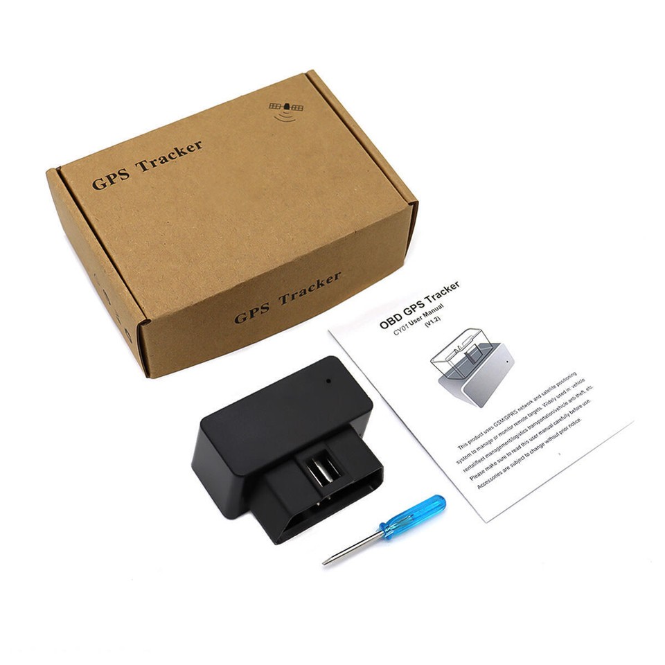 OBD2 GPS Real Time Tracker Vehicle Tracking Device OBD II Car Truck ...