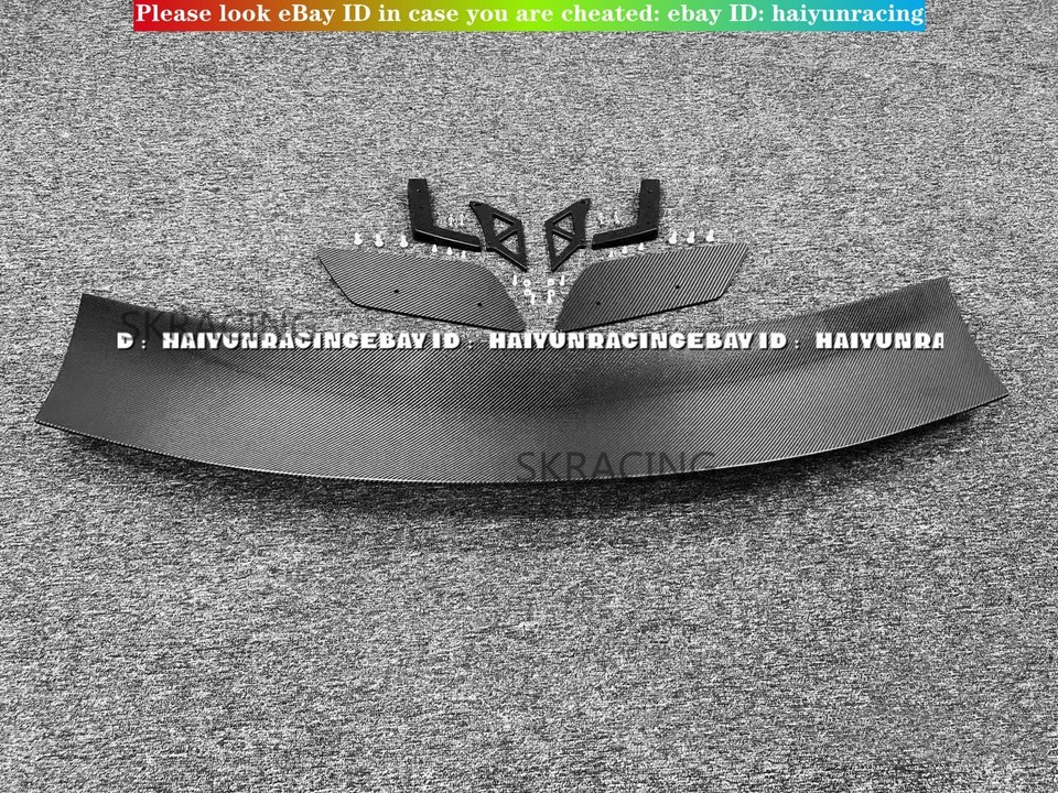 For 2015-2021 Ford Mustang Shelby GT500 Track Pack Wing Carbon Fiber ...