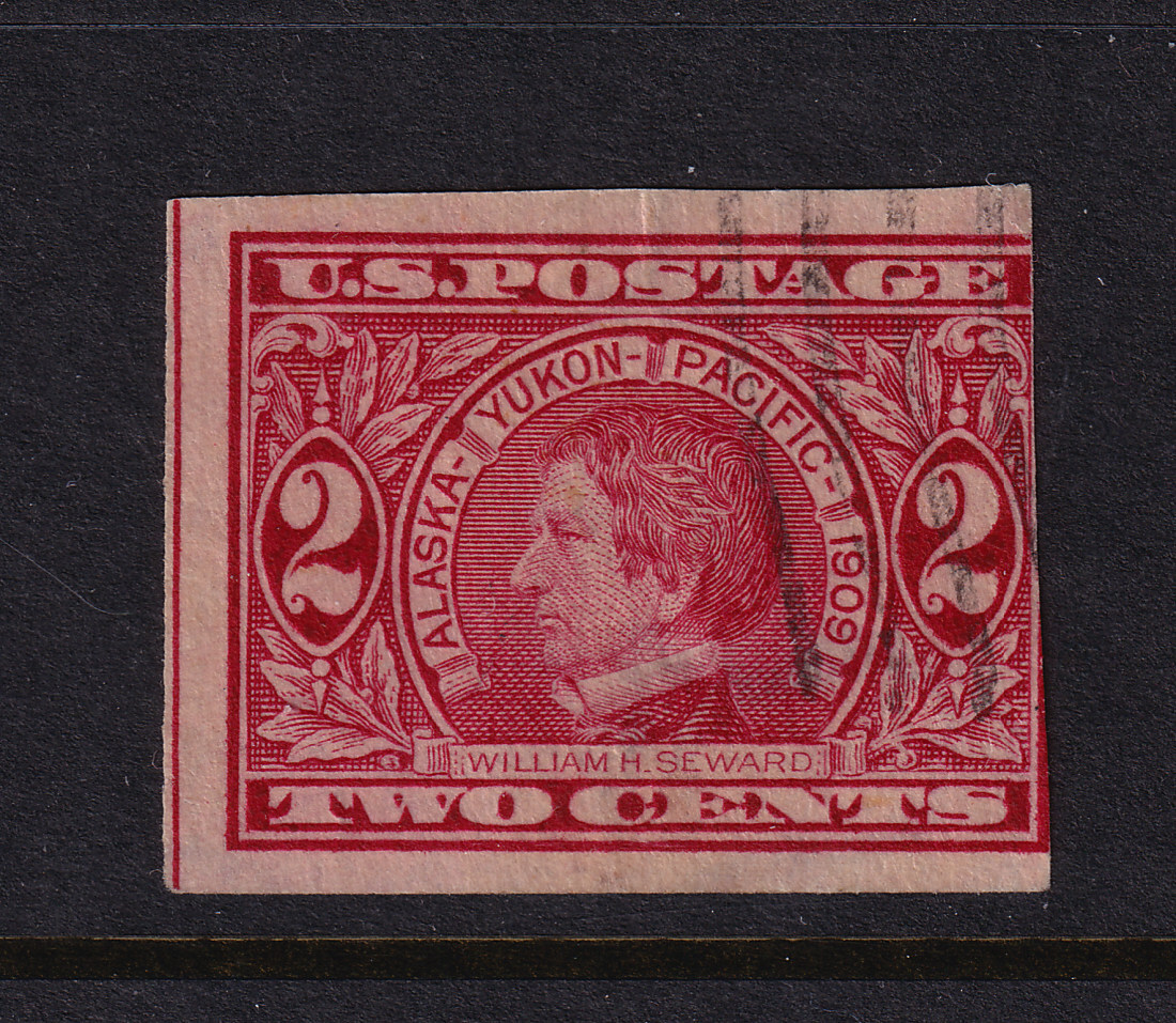 1909 William Seward 2c carmine Sc 371 imperf used single CV $21 (W3 | eBay