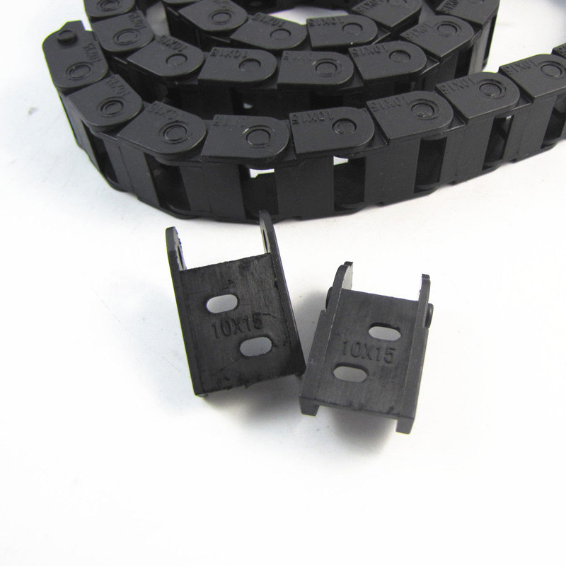 1M 10*15mm R28 Nylon Drag Chain Wire Towline Carrier Cable Track For ...