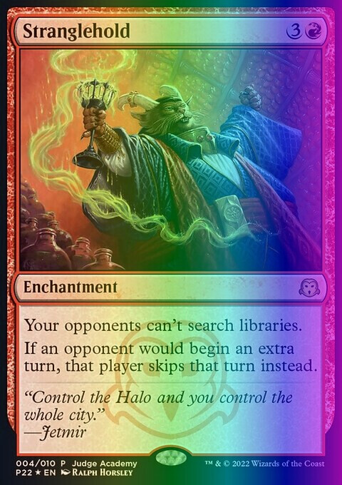 MTG Magic the Gathering Stranglehold (4/10) Judge Gift Cards 2022 LP ...