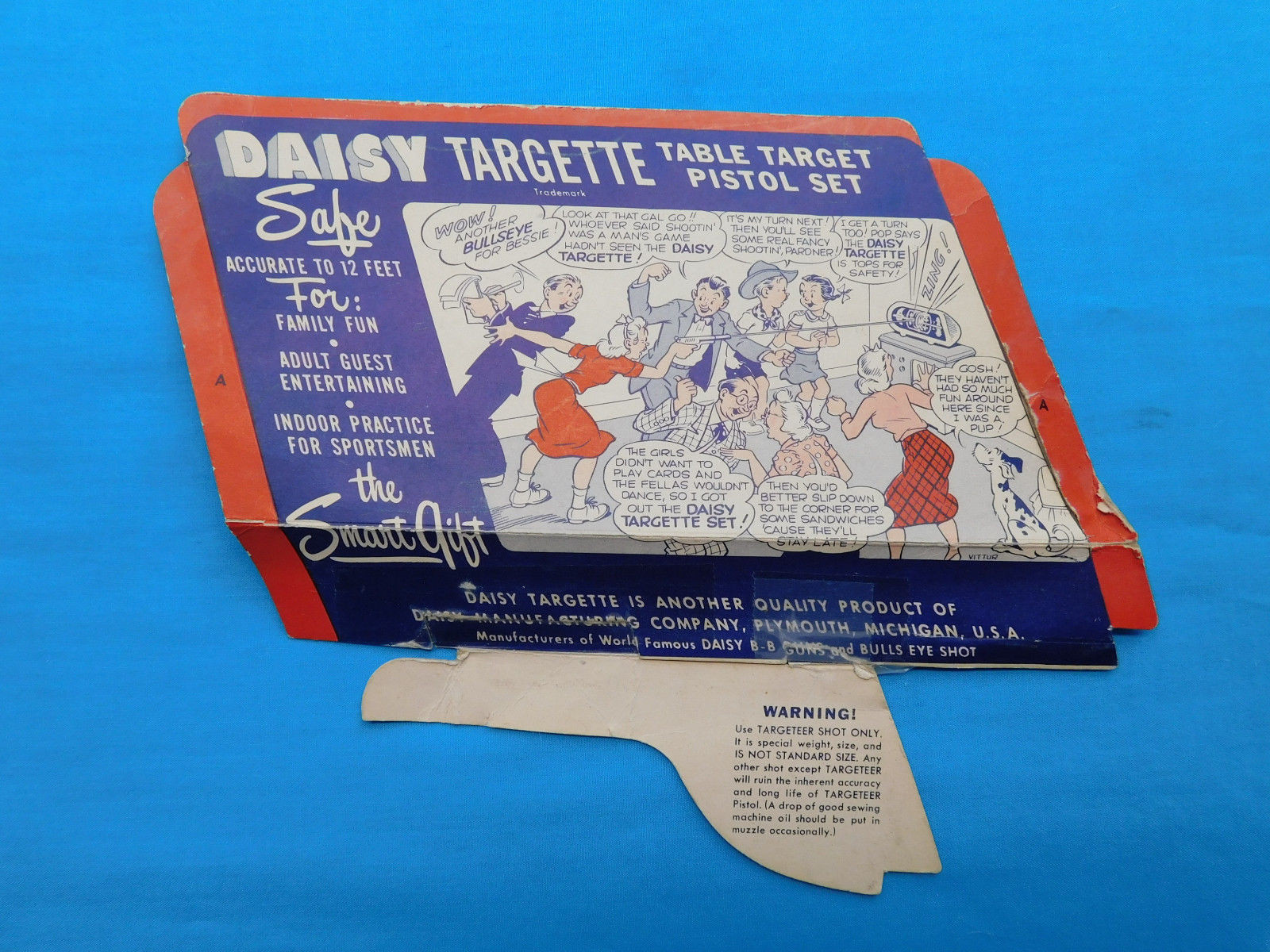 VINTAGE DAISY TARGETTE .118 PISTOL COMPLETE AS SOLD NEW ~ EXTREMELY ...